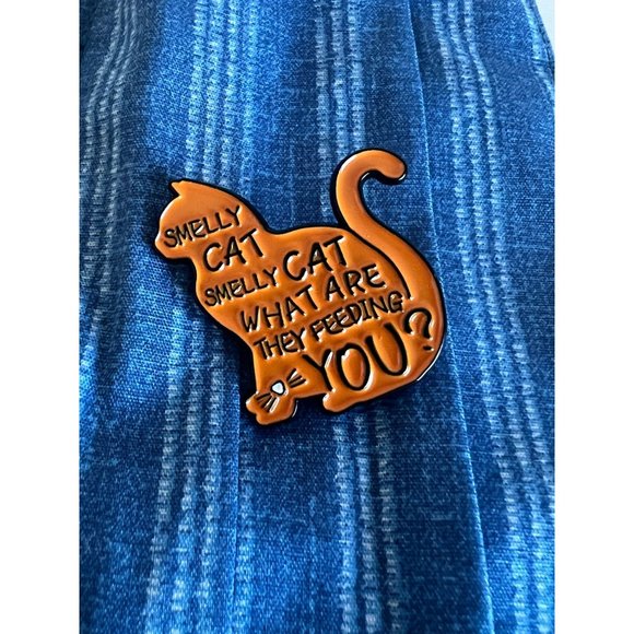 SMELLY CAY FRIENDS | Jewelry | Smelly Cat Friends Enamel Lapel Pin New ...